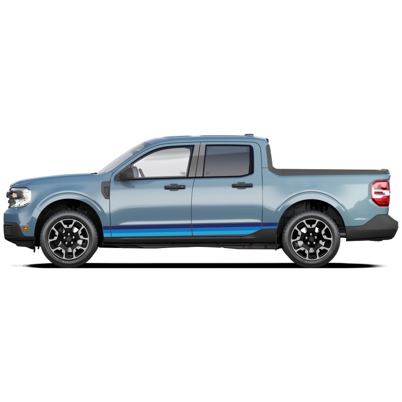 Side Door Retro Stripes Decal Stickers Graphics Compatible With Ford ...