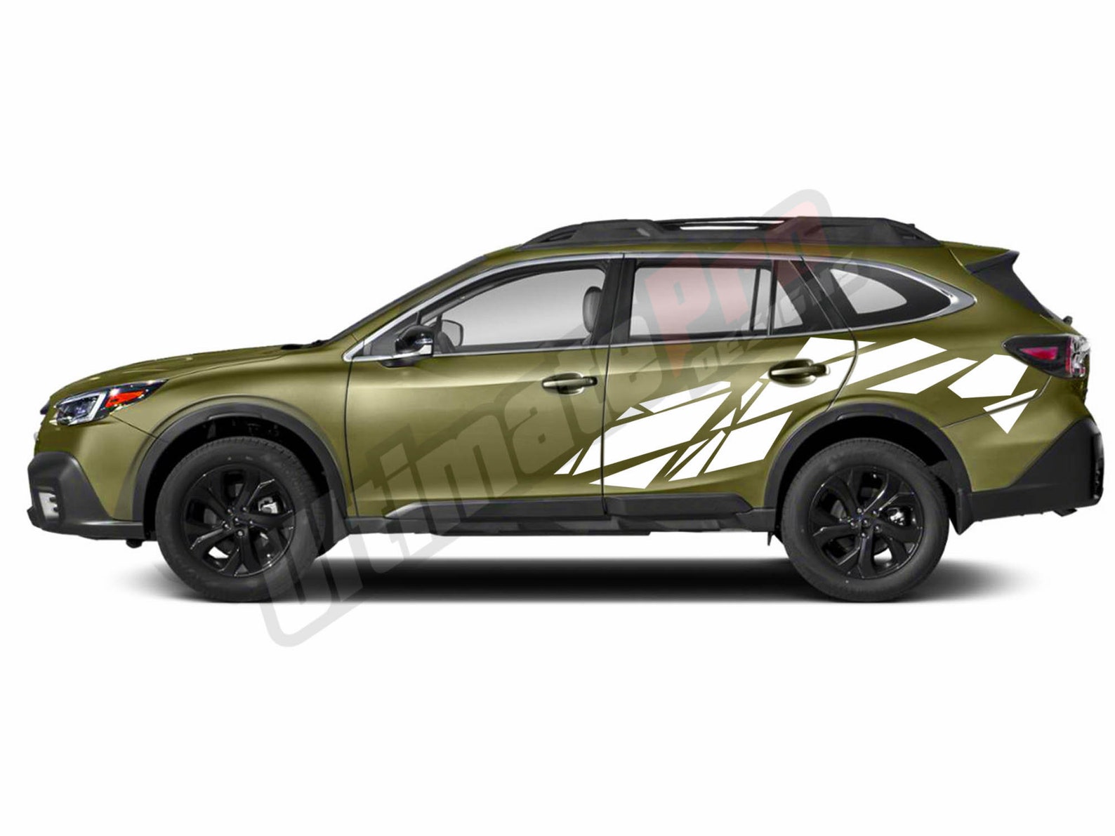 Set of Vinyl Wrap Compatible With Subaru Outback 2015 - 2020 Full Body ...