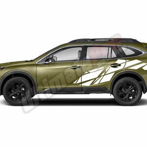 Set of Vinyl Wrap Compatible With Subaru Outback 2015 - 2020 Full Body ...