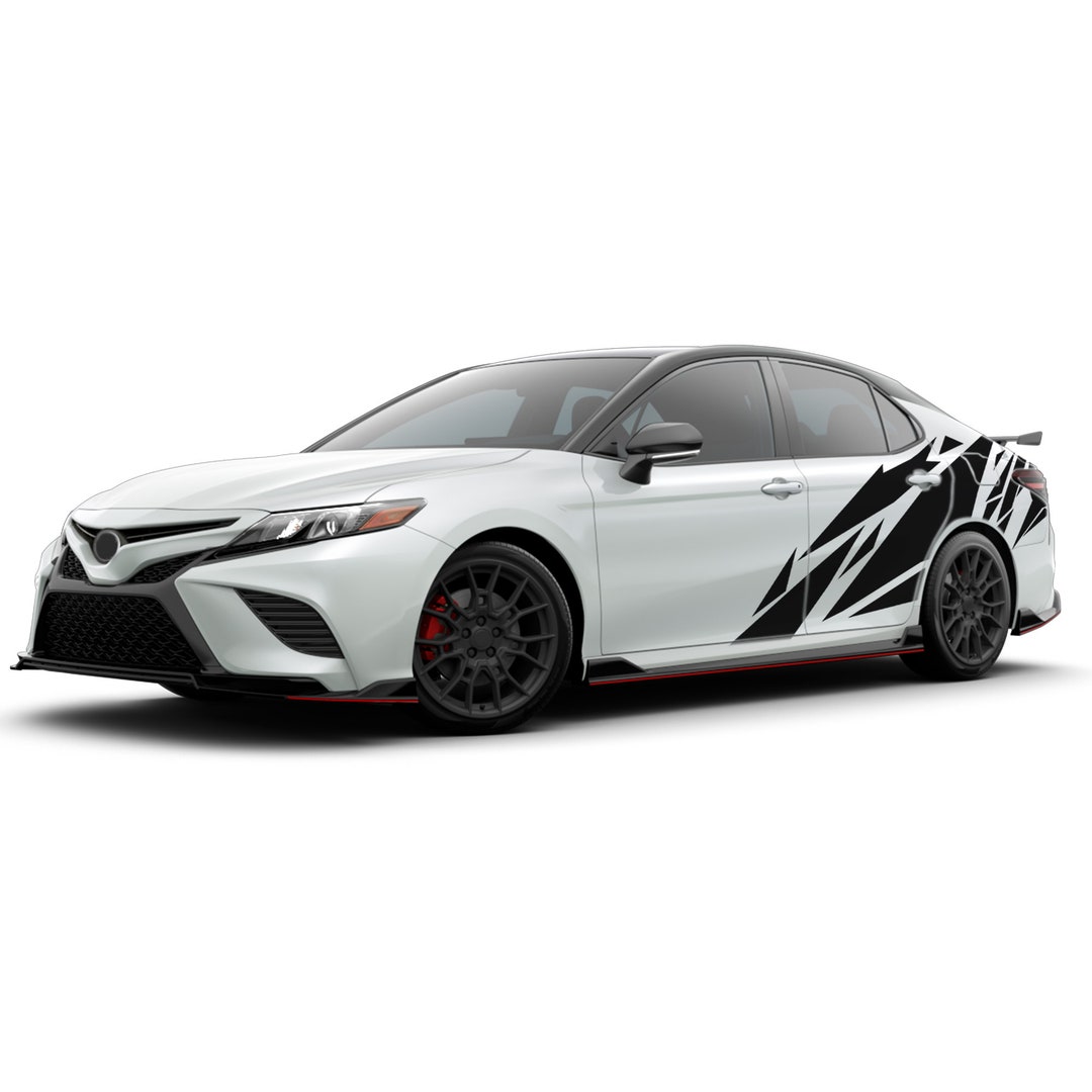 2x Pattern Decal Compatible With Toyota Camry LE Door Wrap Decal ...