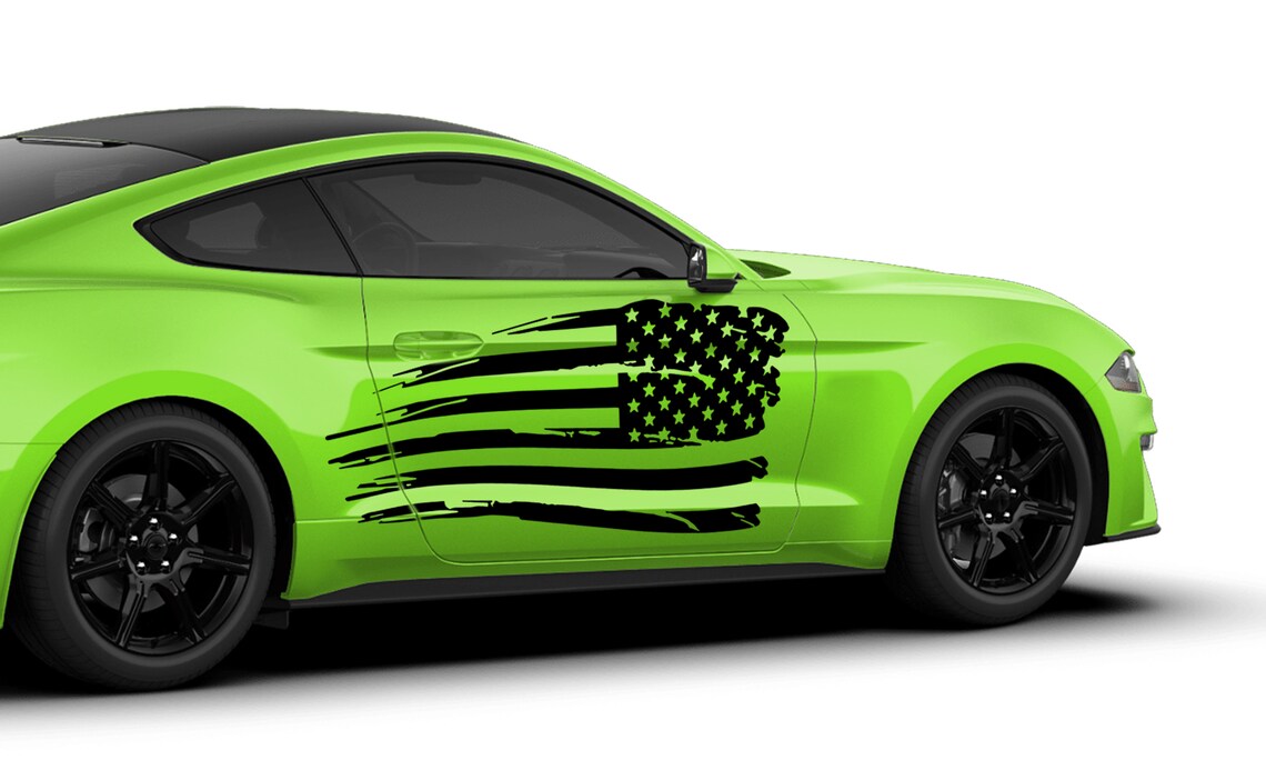 Side Doors Vinyl Decal Sticker Compatible With Ford Mustang Sport 2015 ...