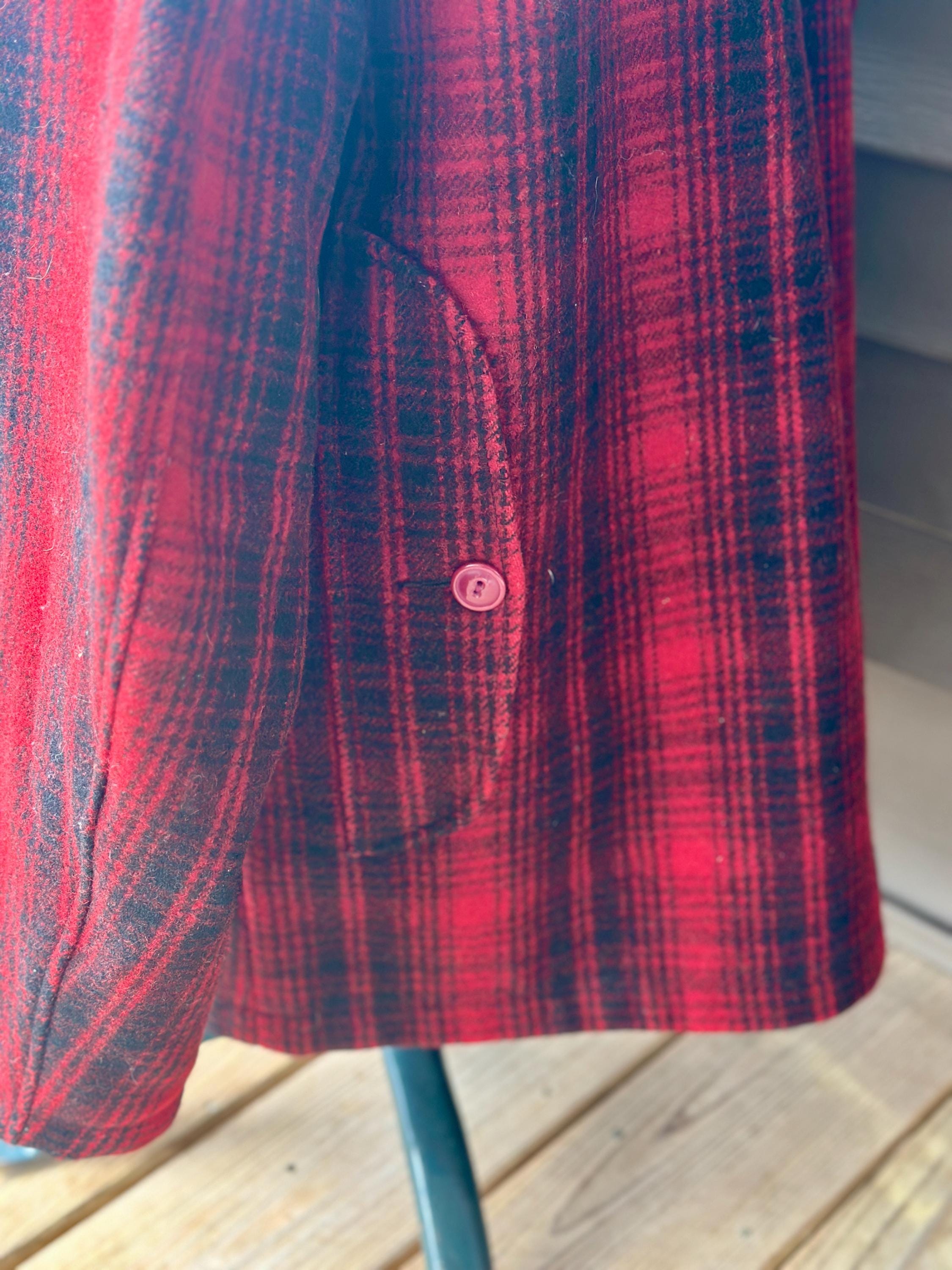 Vintage Woolrich Wool Hunting Jacket Men's Large Coat - Etsy