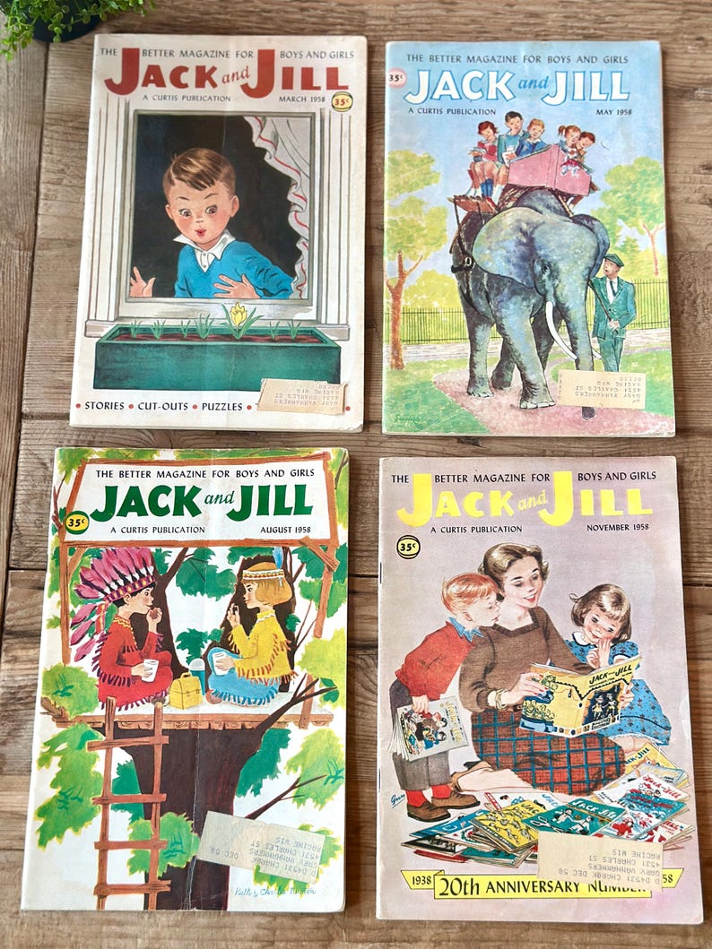 Vintage Howdy Doody and His Friends Jack and Jill January 1960 Curtis ...