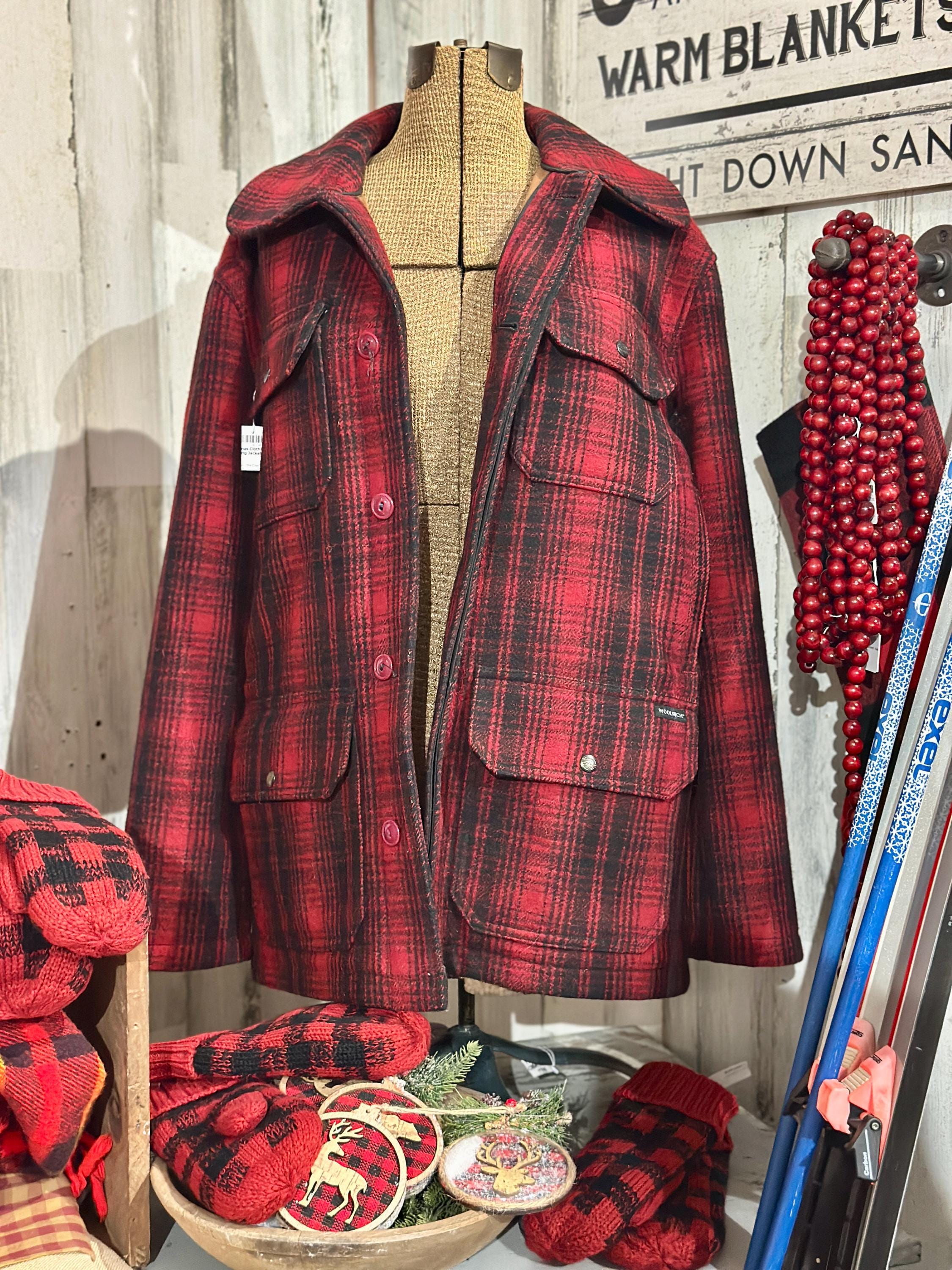 Vintage Woolrich Wool Hunting Jacket Men's Large Coat - Etsy