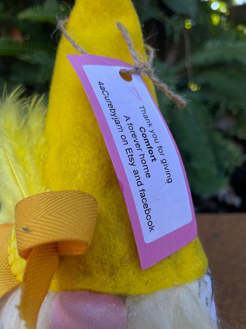 Comfort the Gnome Loves Yellow and Snoopy - Etsy