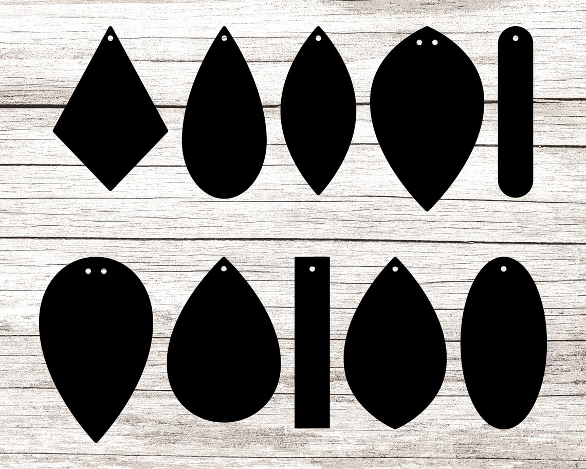 Leather Earring Template