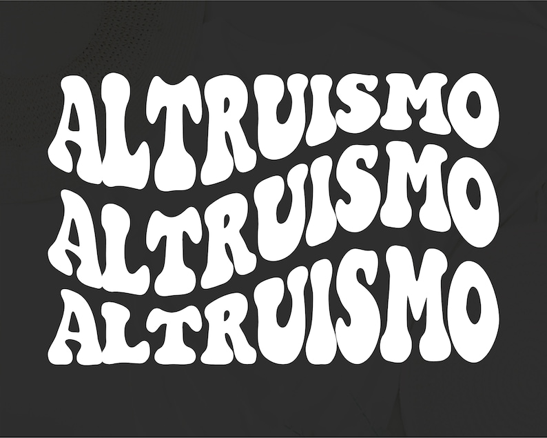 Altruismo SVG Digital Download SVG Cut File SVG for Cricut - Etsy Ireland