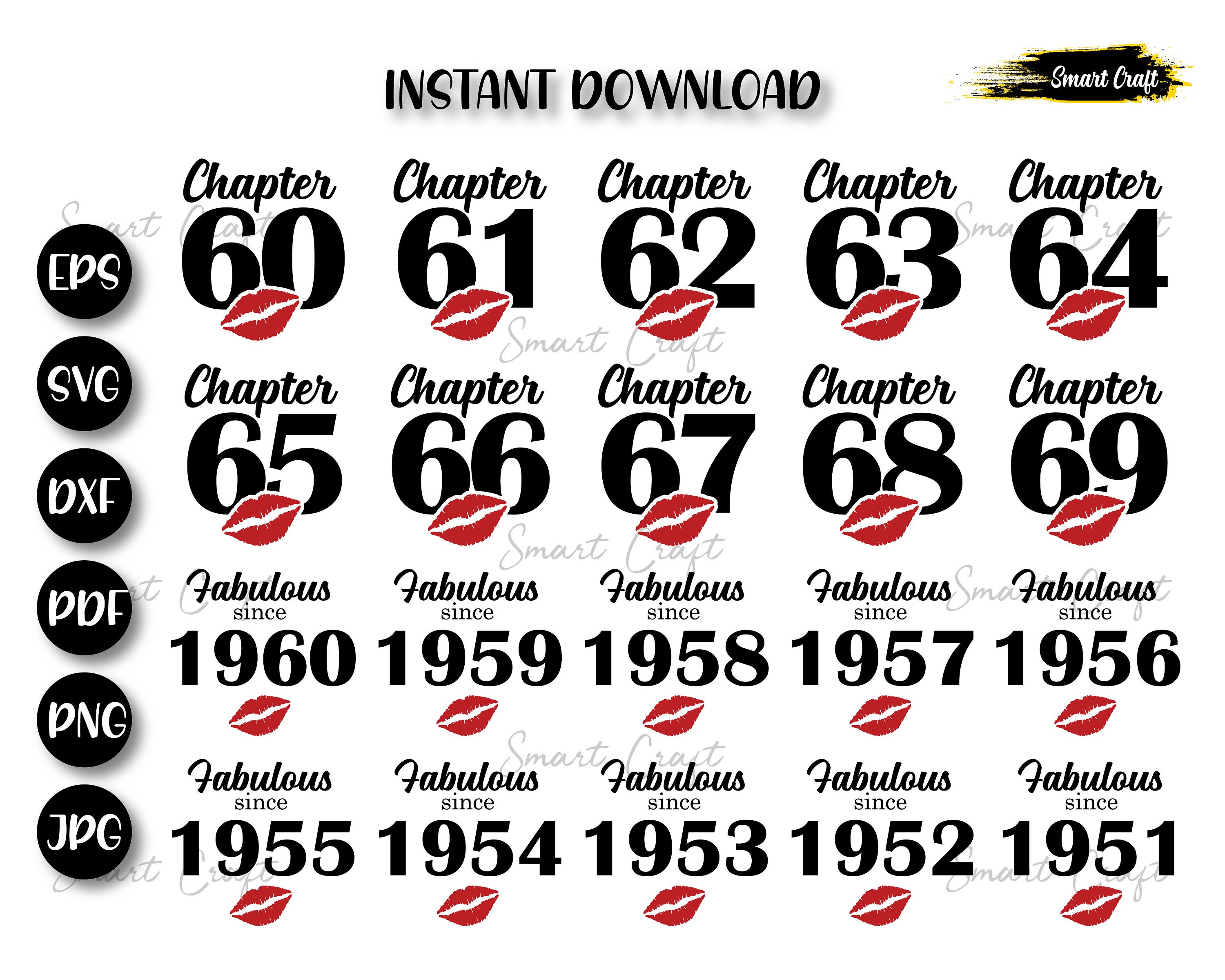 Capítulo 60 61 62 63 64 65 66 67 68 69 Fabuloso | Etsy