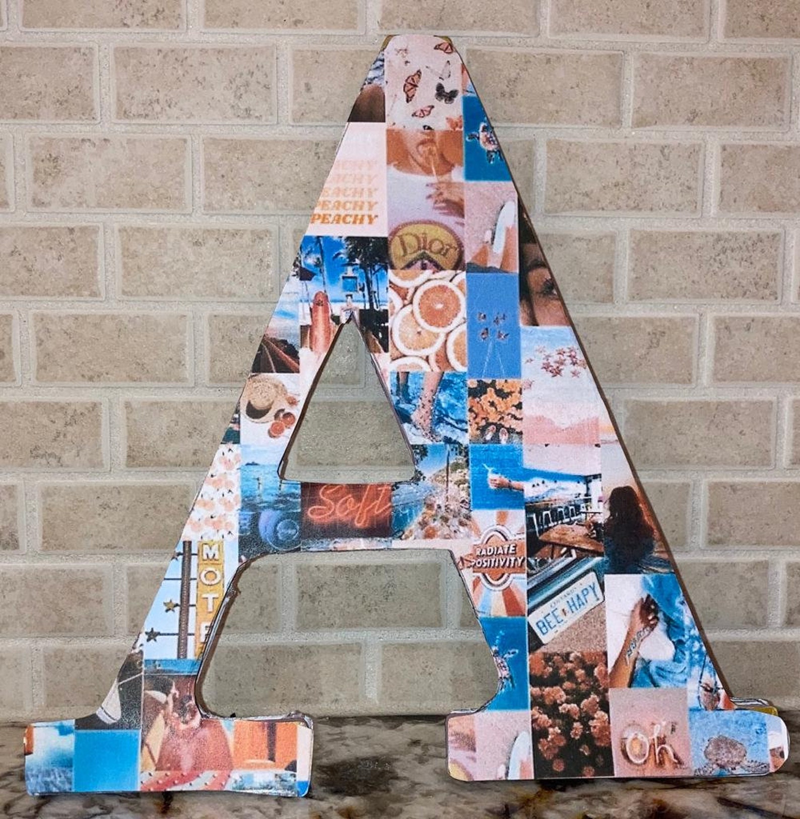 AESTHETIC Letter Collage : fully Customizable - Etsy