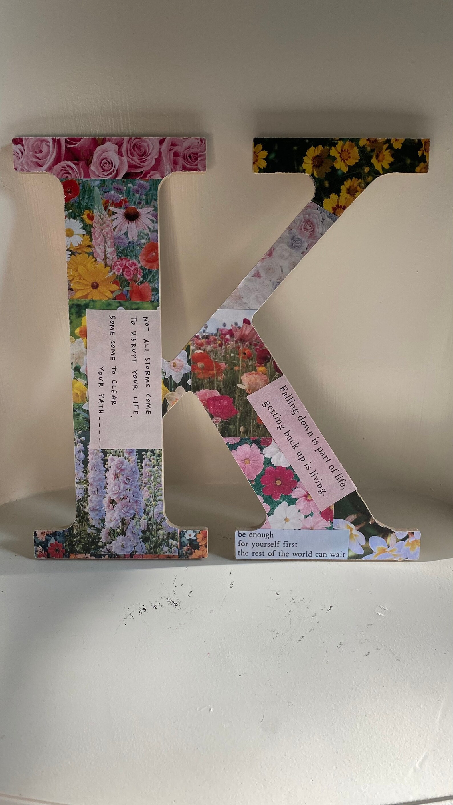 AESTHETIC Letter Collage : fully Customizable - Etsy