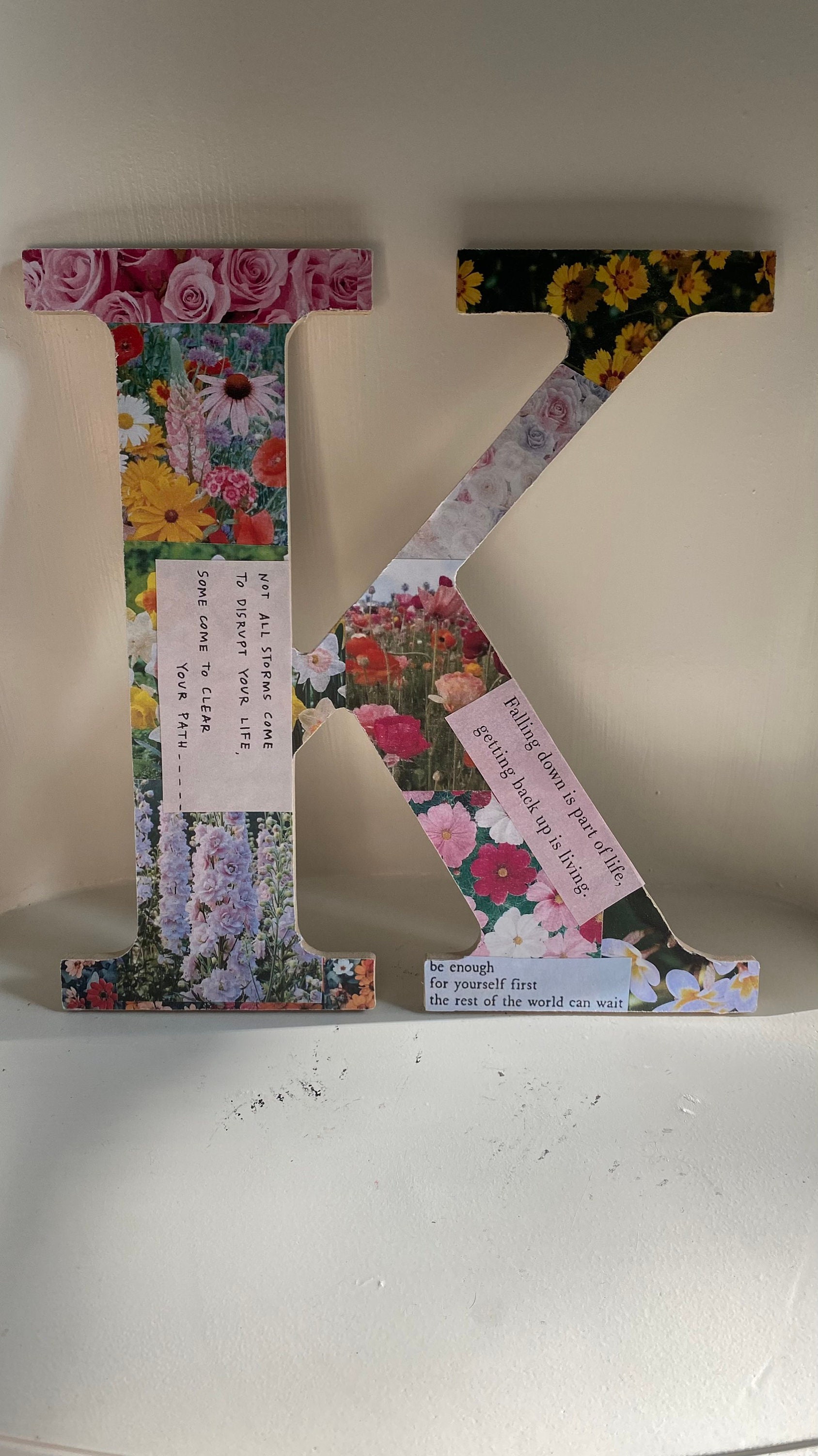 AESTHETIC Letter Collage : fully Customizable - Etsy