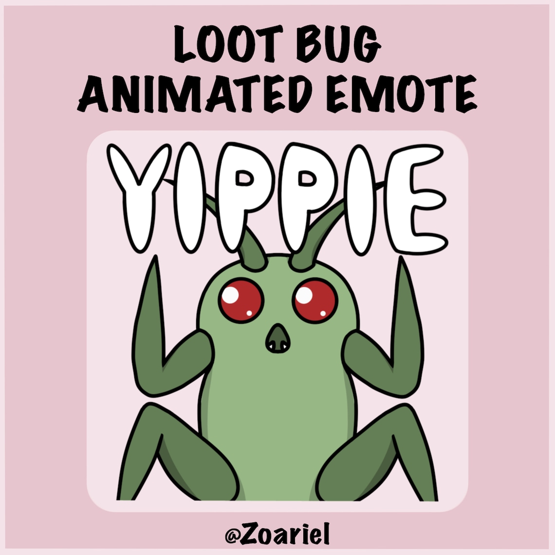 Loot Bug Yippie Animated Twitch/discord Emote - Etsy