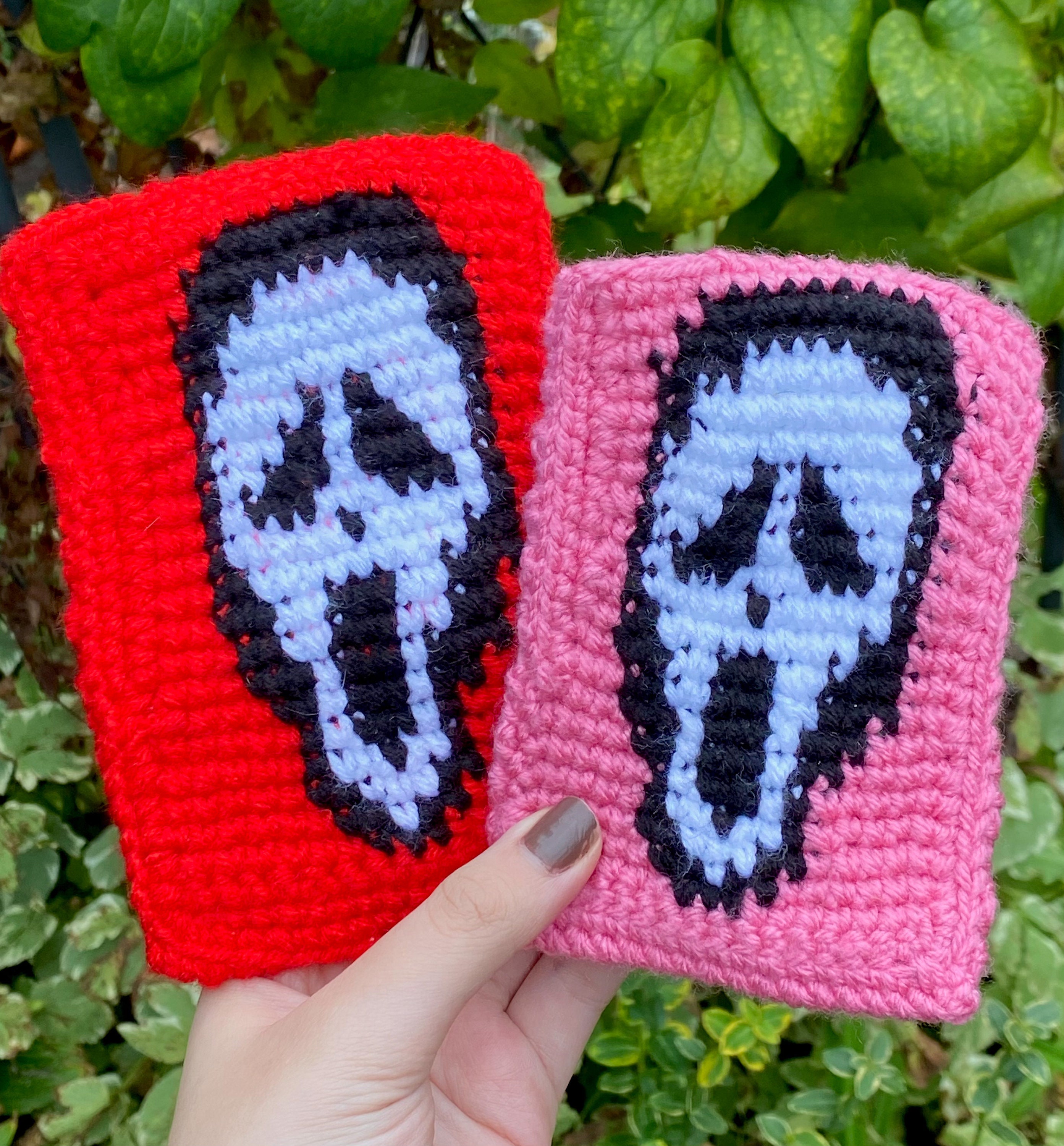 Crochet Ghostface Mask - nitrogenoliquido.com.pe
