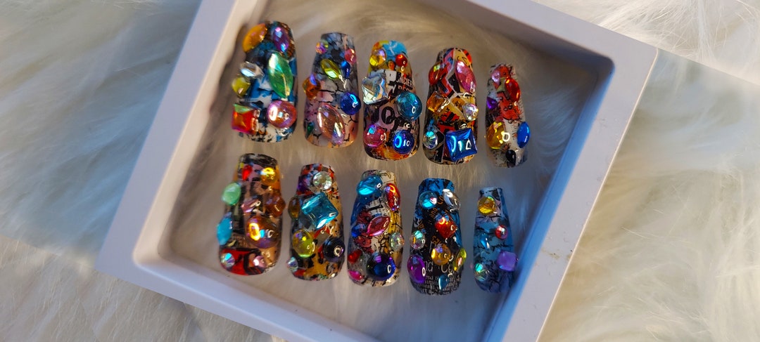 Paper Route Nails- | Press on Nails | Fake Nails | False Nails ...