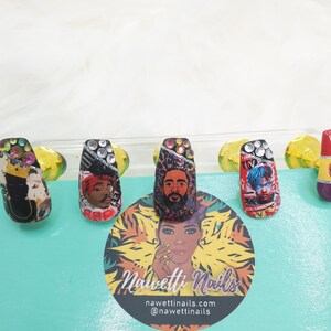 Rappers We Lost Nails - | Press on Nails | Fake Nails | False Nails ...