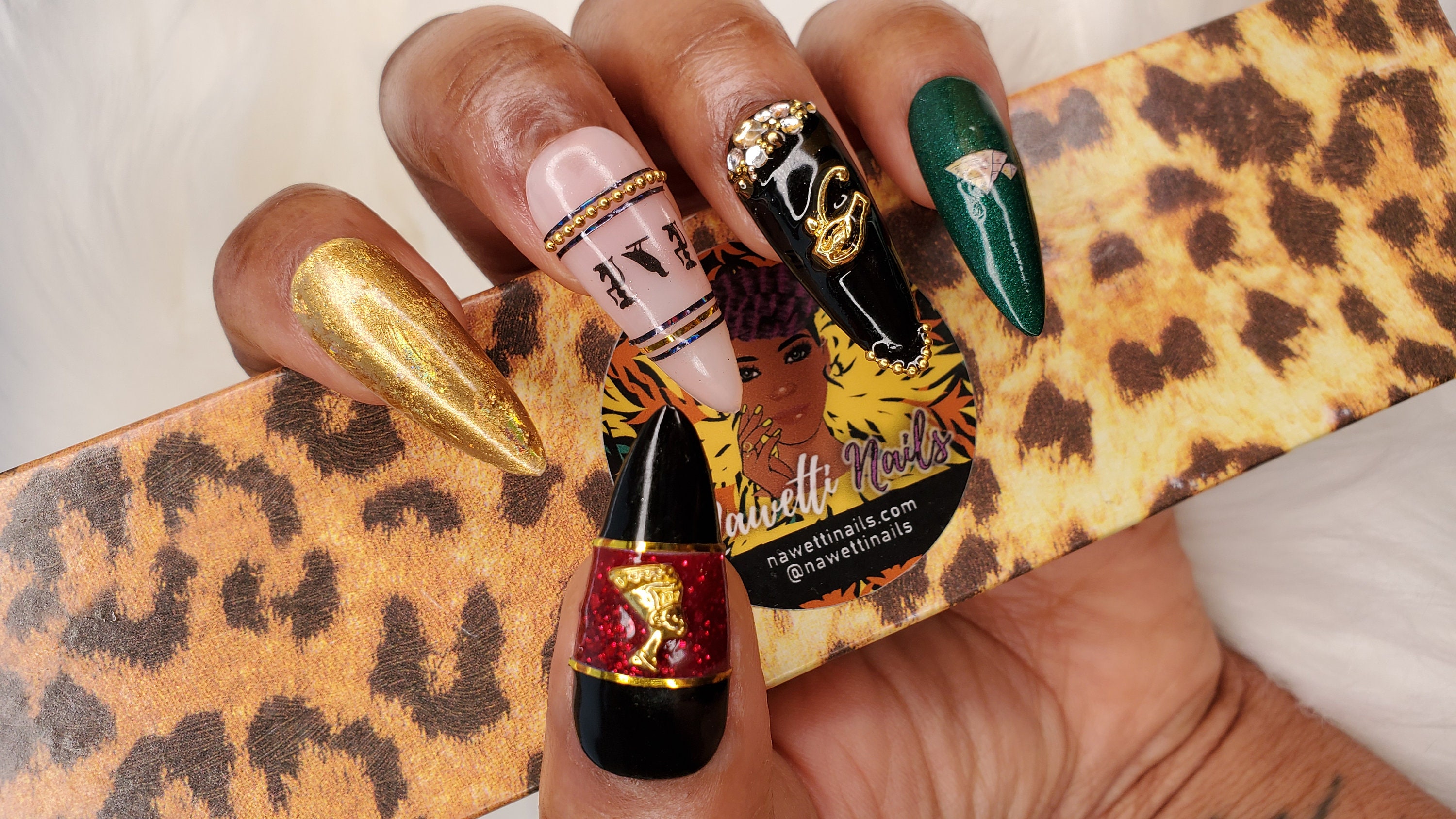 Pyramid Queen B Press on Nails Fake Nails False Nails - Etsy