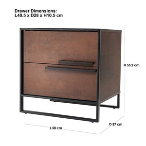 Frank Bedside Table, Nightstand, Side Table, Bedroom Furniture - Etsy