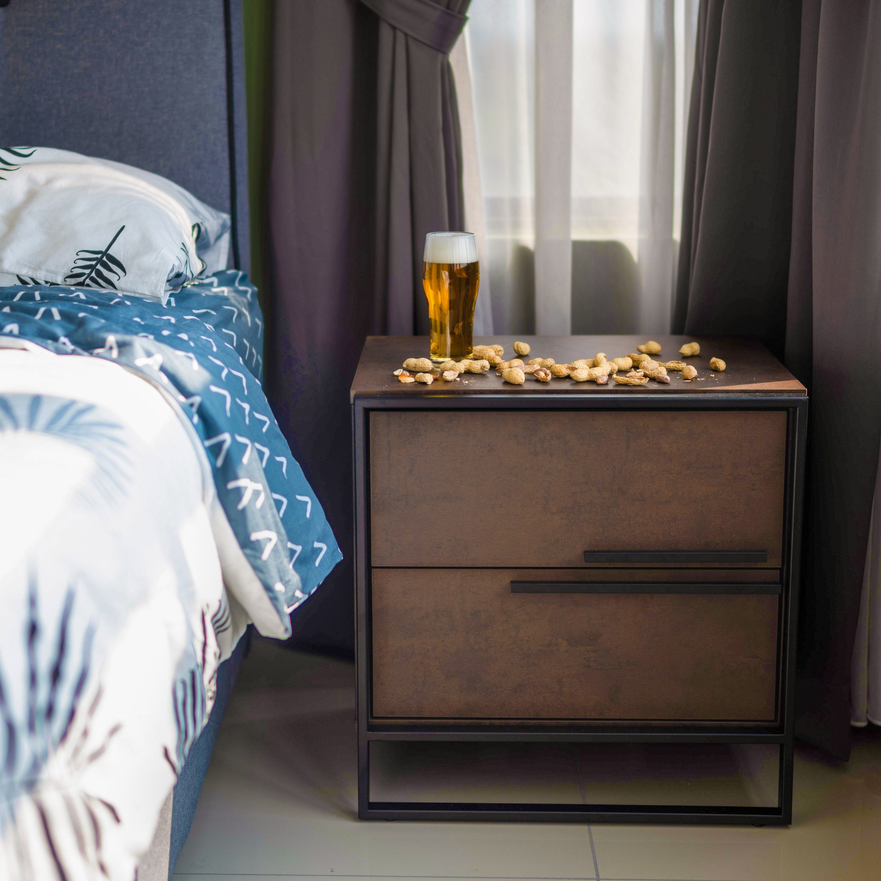 Frank Bedside Table, Nightstand, Side Table, Bedroom Furniture - Etsy