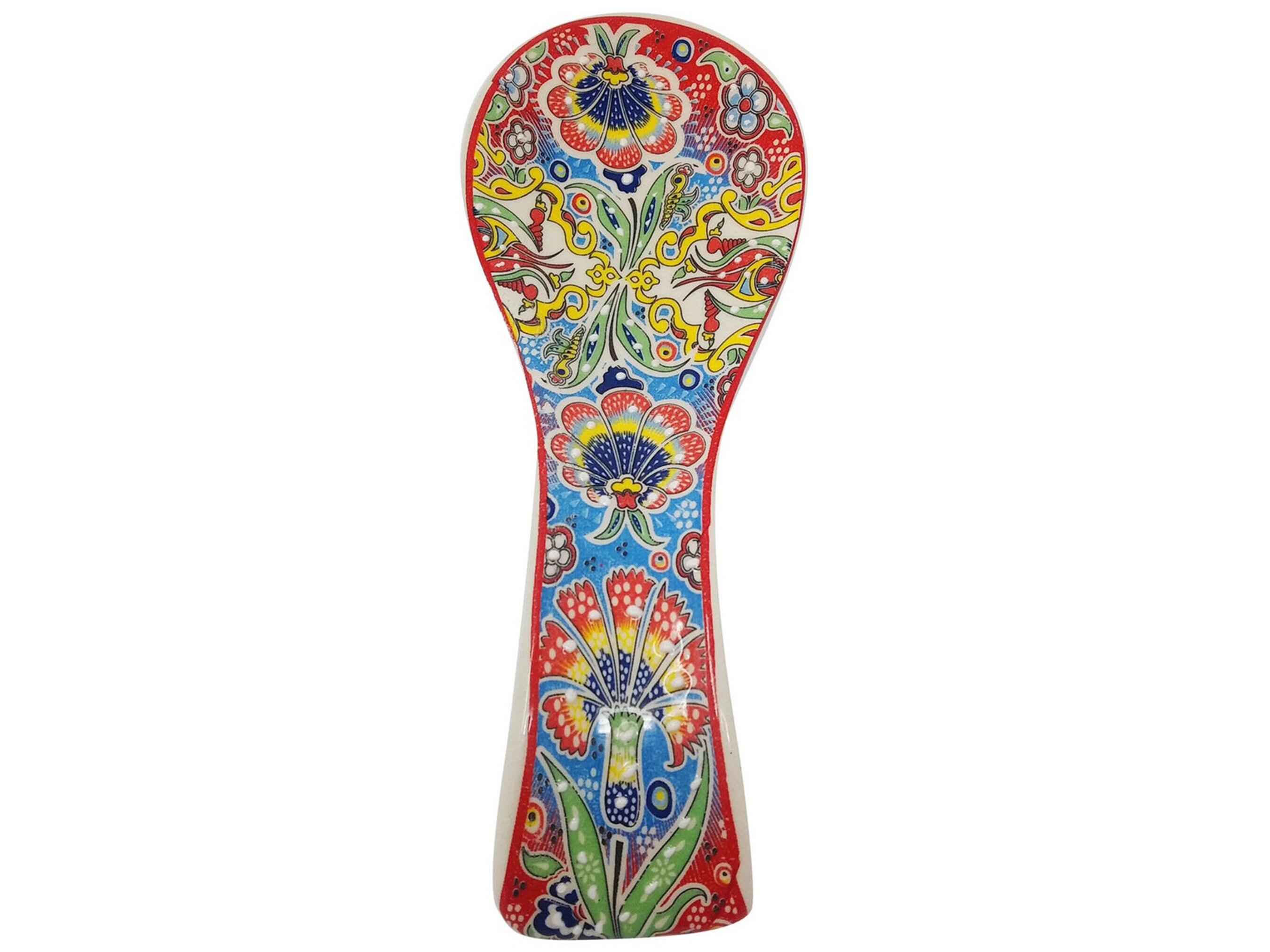 Turkish Spoon Rest Anatolian Ottoman Flowered Colorful - Etsy UK