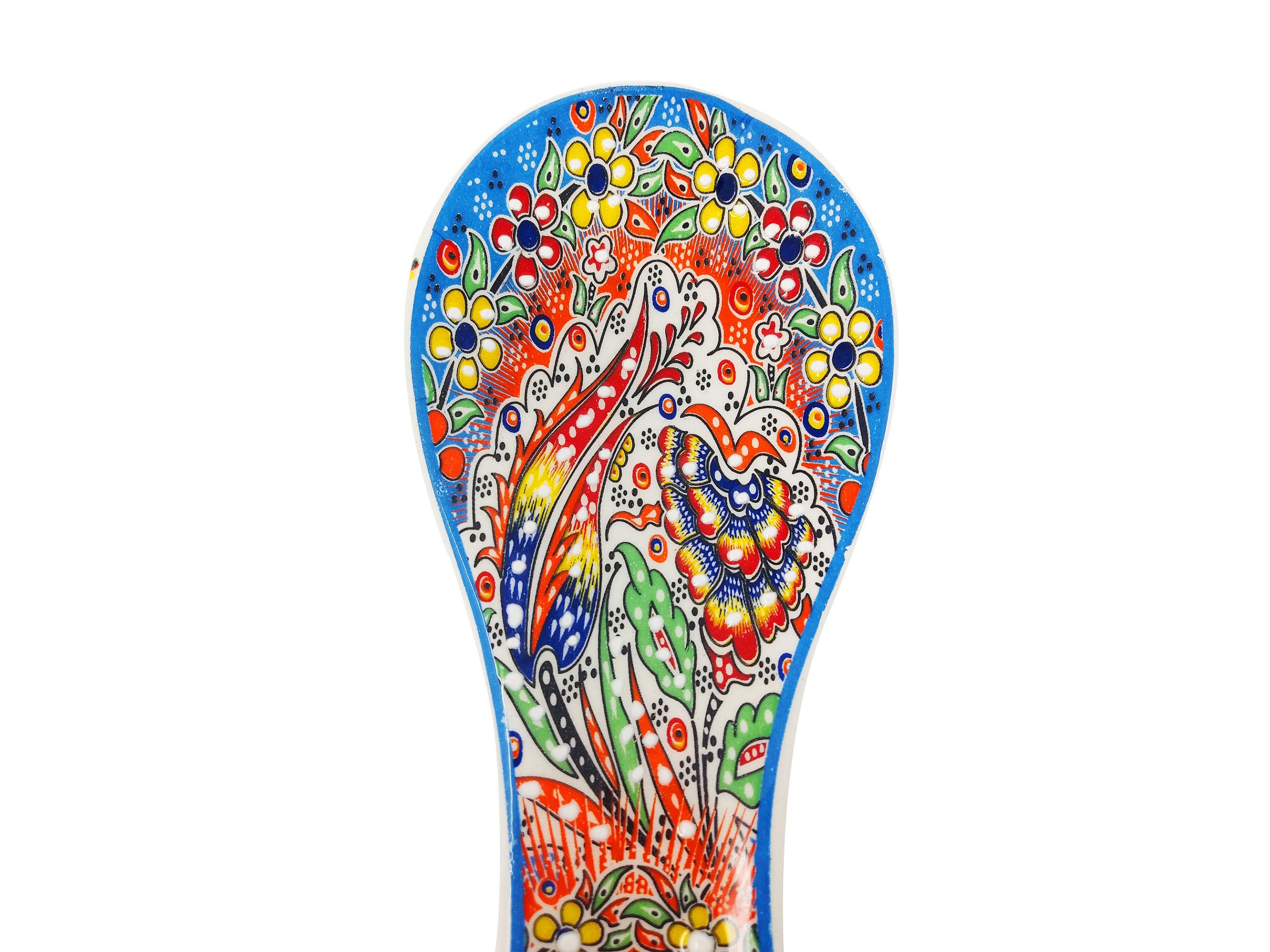 Turkish Spoon Rest Anatolian Ottoman Flowered Colorful - Etsy UK