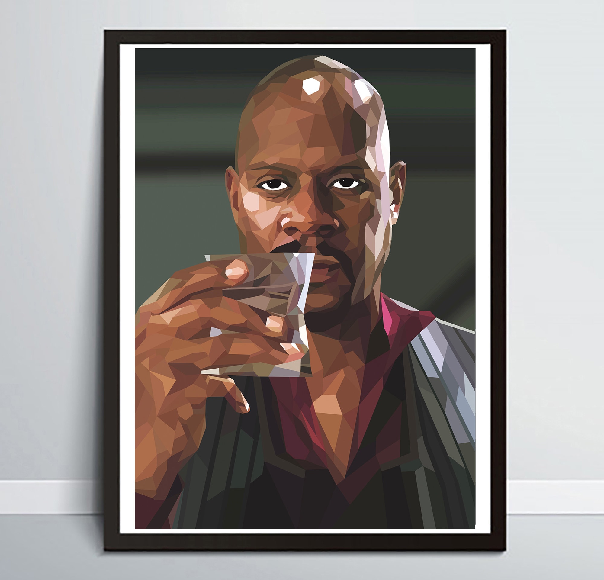 Star Trek Deep Space Nine Inspired Avery Brooks / Sisko Print - Etsy