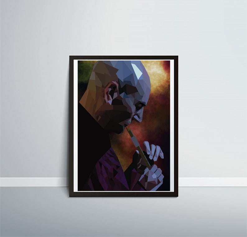 Star Trek Inspired A3 Signed Print (picard, the Inner Light) "an Old ...