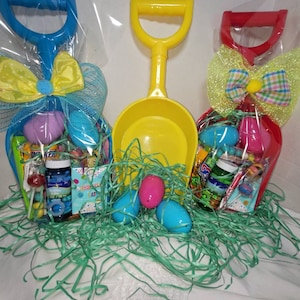 Filled Easter Baskets for Girls and Boys Filled Easter Shovel for Kids ...