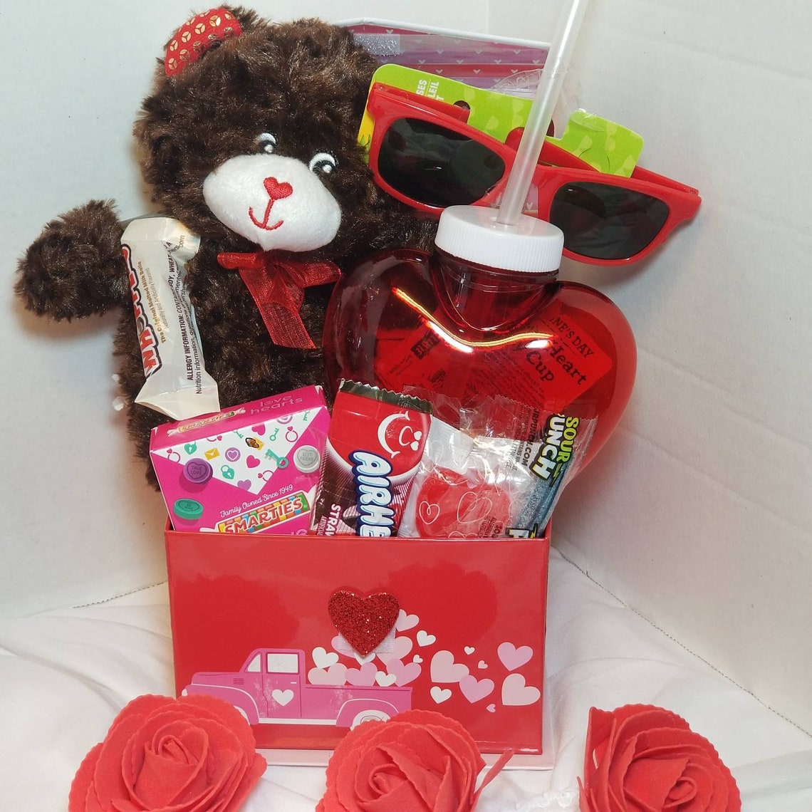 Girls Valentine's Gift Basket, , Daughter Gift, Grand Daughter Gift ...