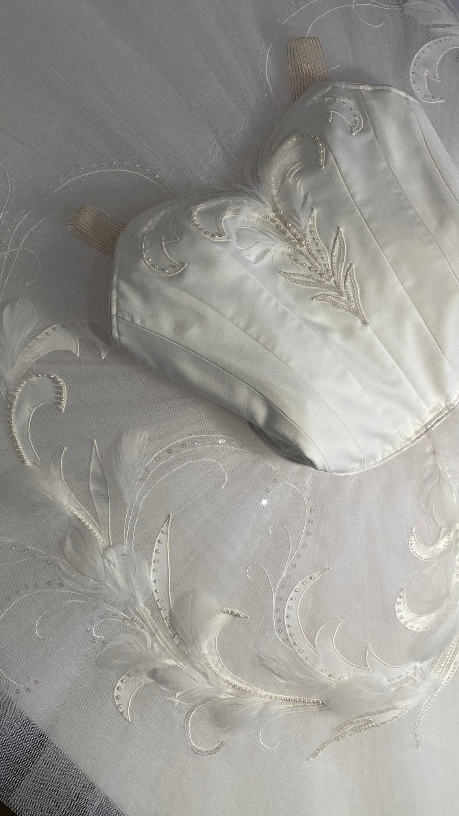 Swan Lake Odette Professional Ballet Tutu Hand Embroidered With Pearls ...