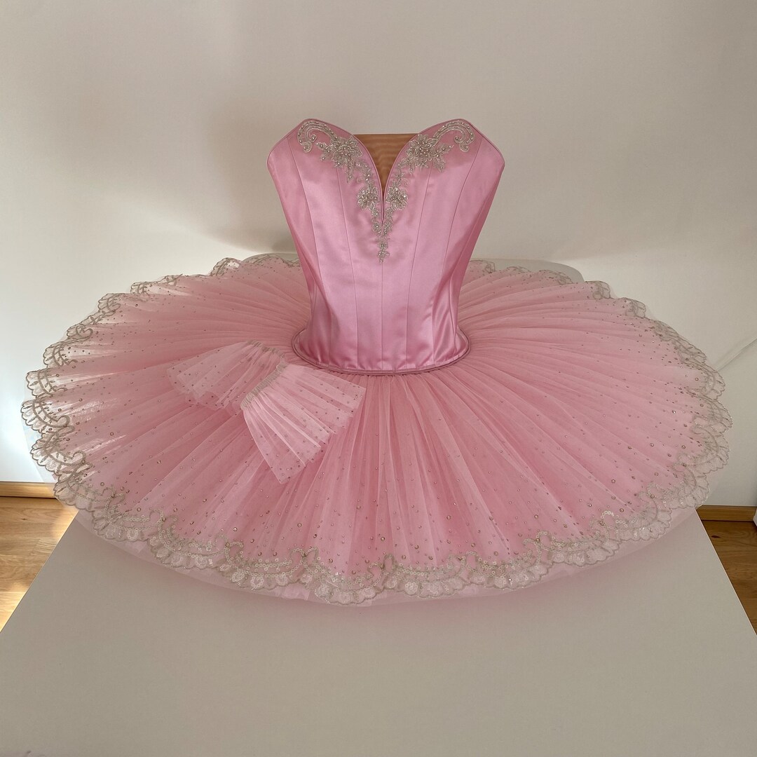 Rose Professional Pancake Tutu With Swarovski Crystals and Lace - Etsy