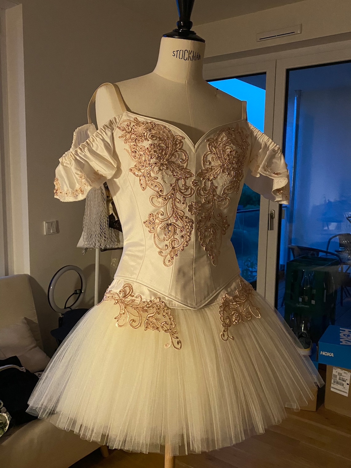 Creme Rose Professional Tutu Pancake With Swarovski Crystals Ballet ...