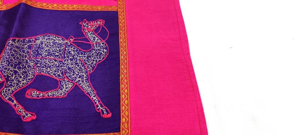 Traditional Indian Rajasthani Decorative Table Cover Wall Hanging Home ...