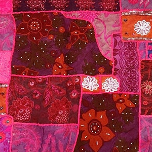 Handmade Wall Runner, Traditional Indian Wall Hangings, Embroidered ...