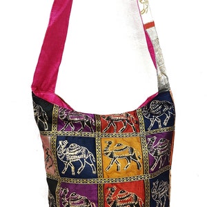 Indian Handmade Shoulder Bag Printed Designer Multi-color Hand - Etsy