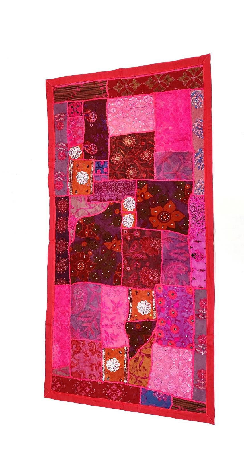 Handmade Wall Runner, Traditional Indian Wall Hangings, Embroidered ...