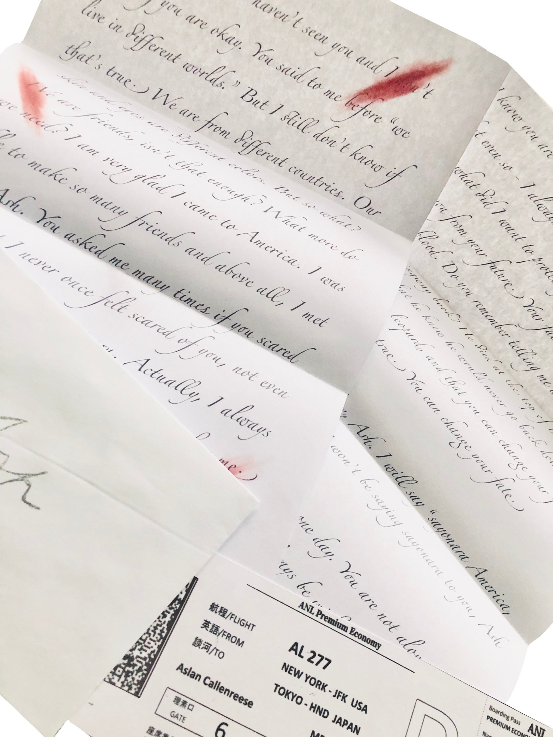 Dear Ash Letter Banana Fish / Ash Lynx / Anime / Eiji - Etsy