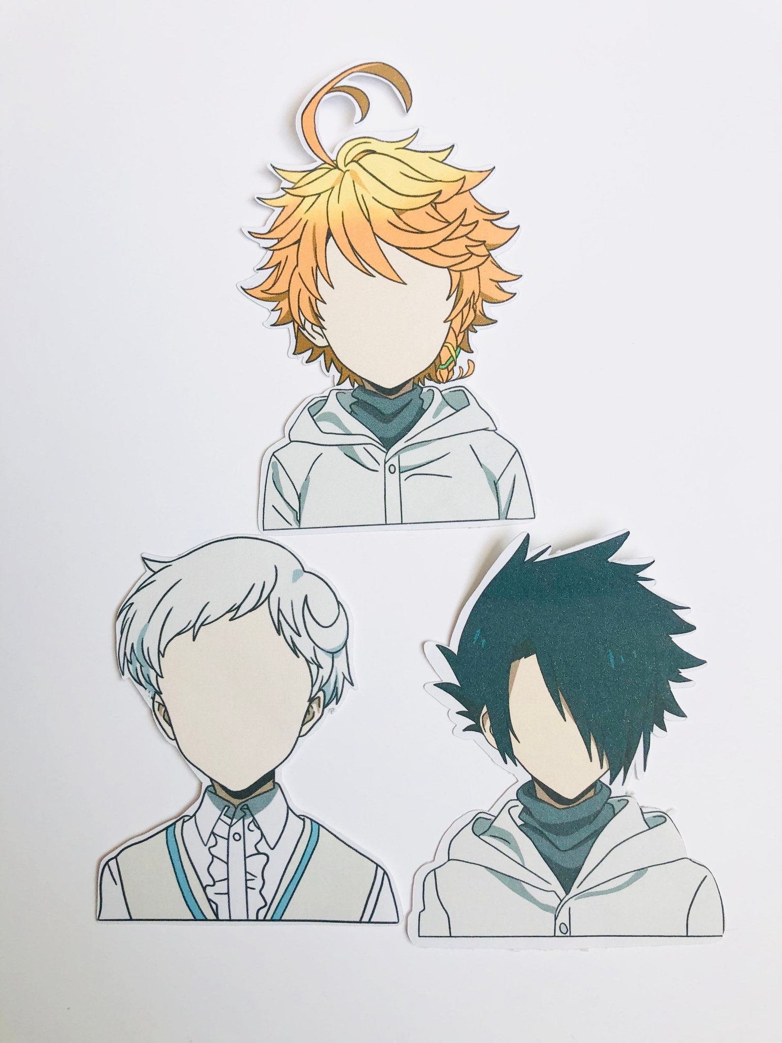 The Promised Neverland Faceless Character Stickers V1 | TPN / the ...