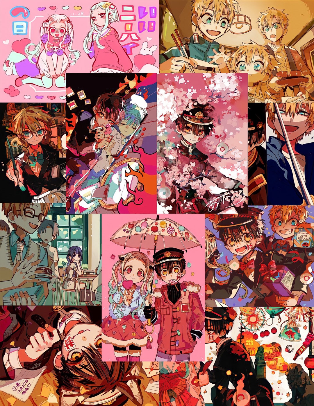 Toilet Bound Hanako-kun Character Prints V3 | Anime / Manga / Posters ...