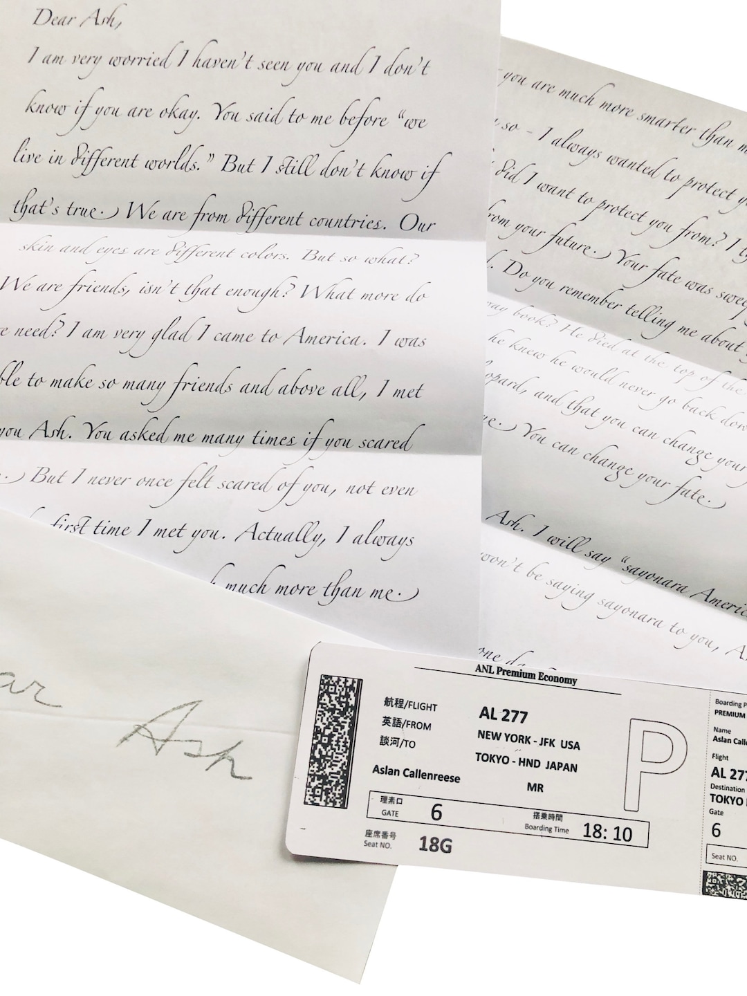 Dear Ash Letter | Banana Fish / Ash Lynx / Anime / Eiji Okumura / Manga ...