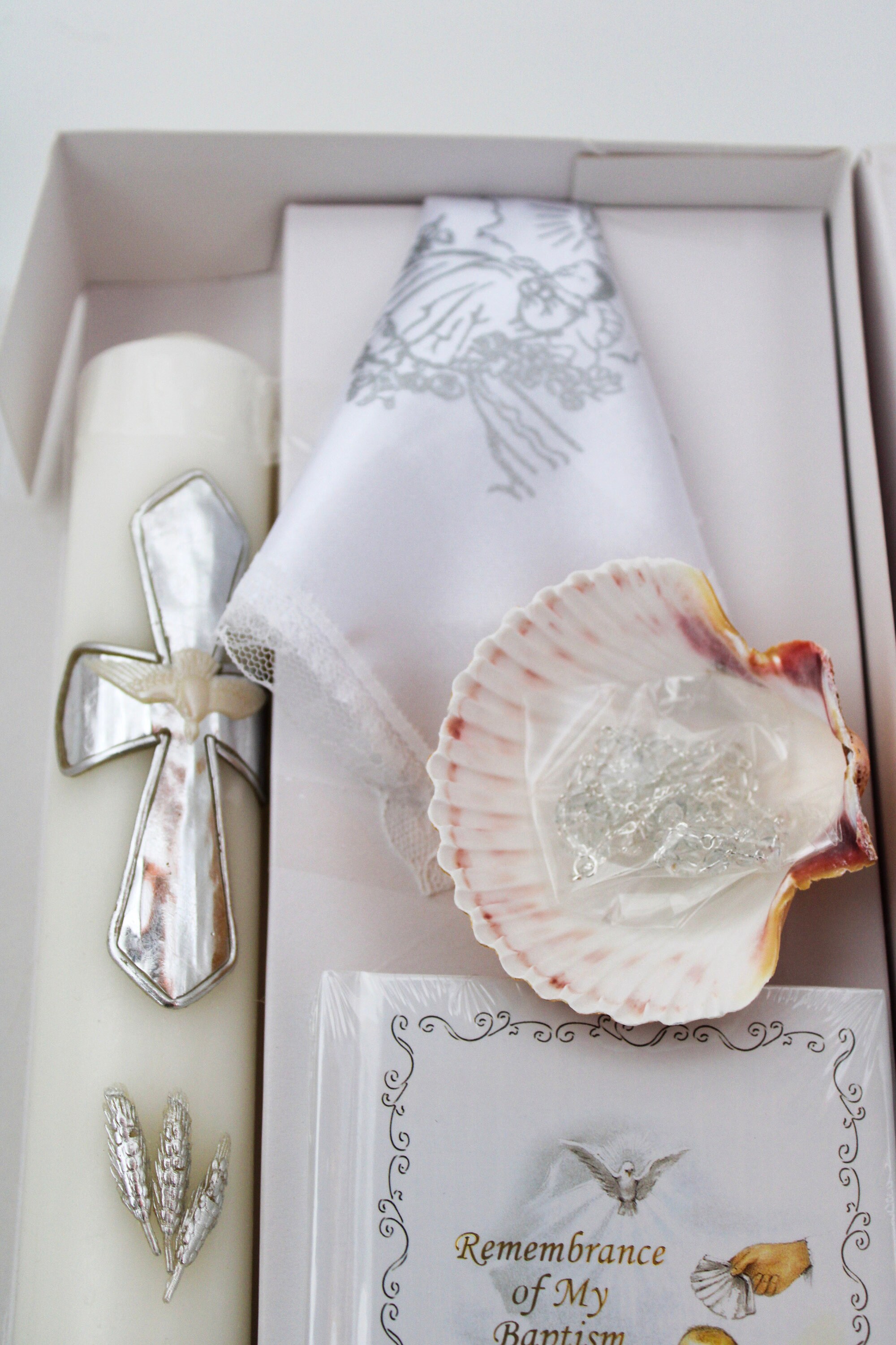 5pcs set baptism gift Set Baptism candle set/Baptism candle | Etsy