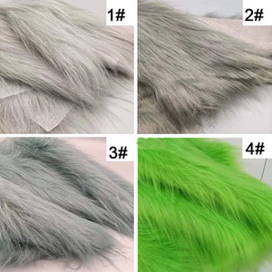 LONG Pile PLUSH Fabric Faux Fur Fabric Fursuit Prop Fursuit - Etsy