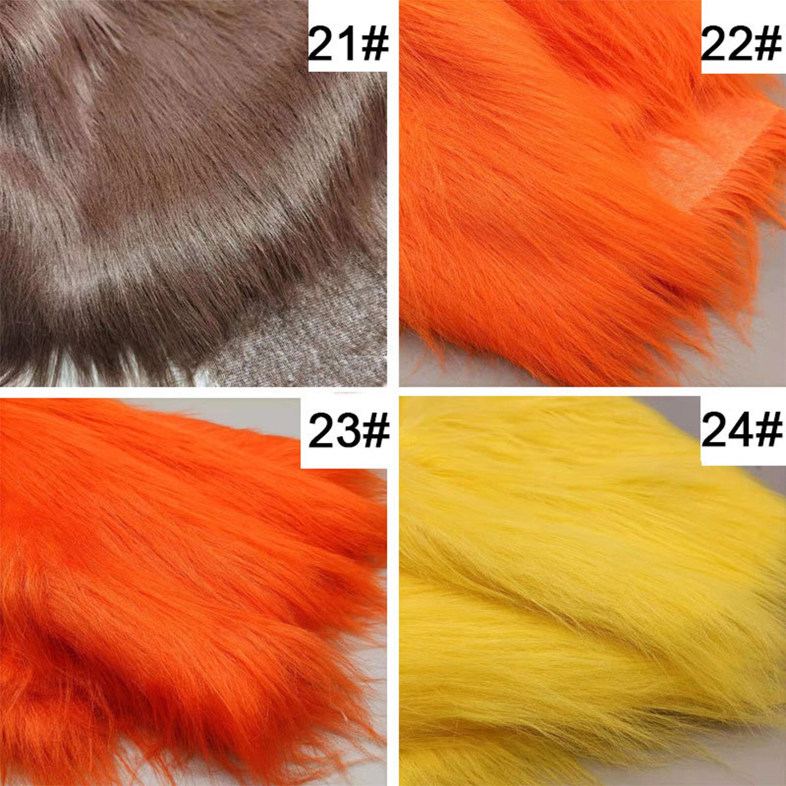 LONG Pile PLUSH Fabric Faux Fur Fabric Fursuit Prop Fursuit - Etsy