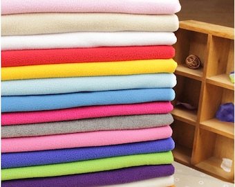 Solid Royal Anti-pill Premium Fleece Fabric medium Weight by the Yard ...