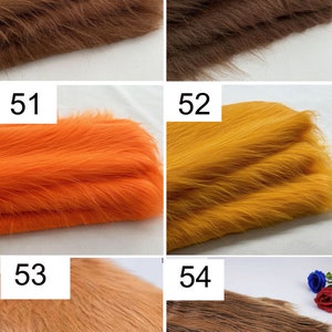 LONG Pile PLUSH Fabric, Faux Fur Fabric, Fursuit Prop, Fursuit Material ...