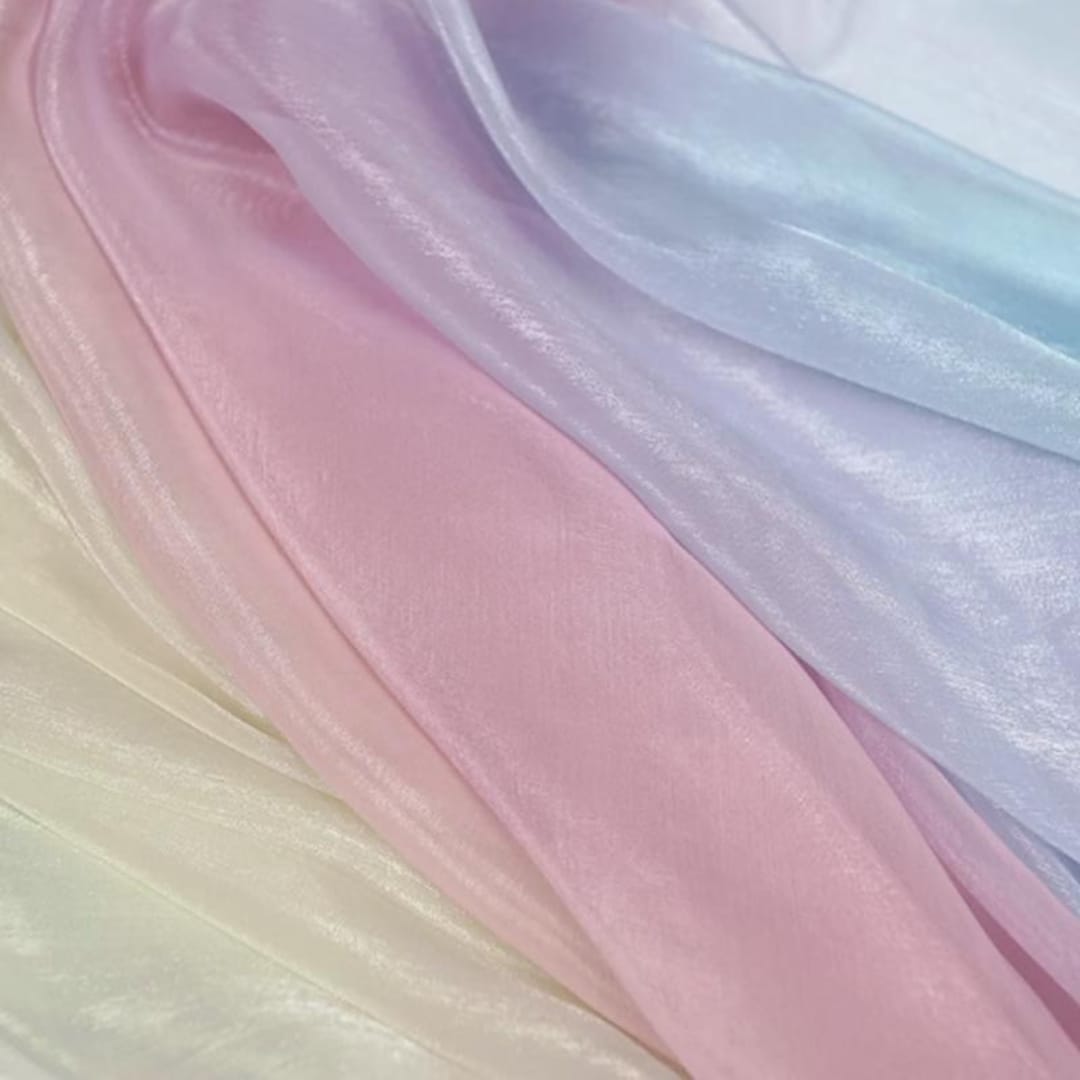 Lightweight Ombre Chiffon Fabric, Sheer Fabric, 30D Sheer Chiffon ...