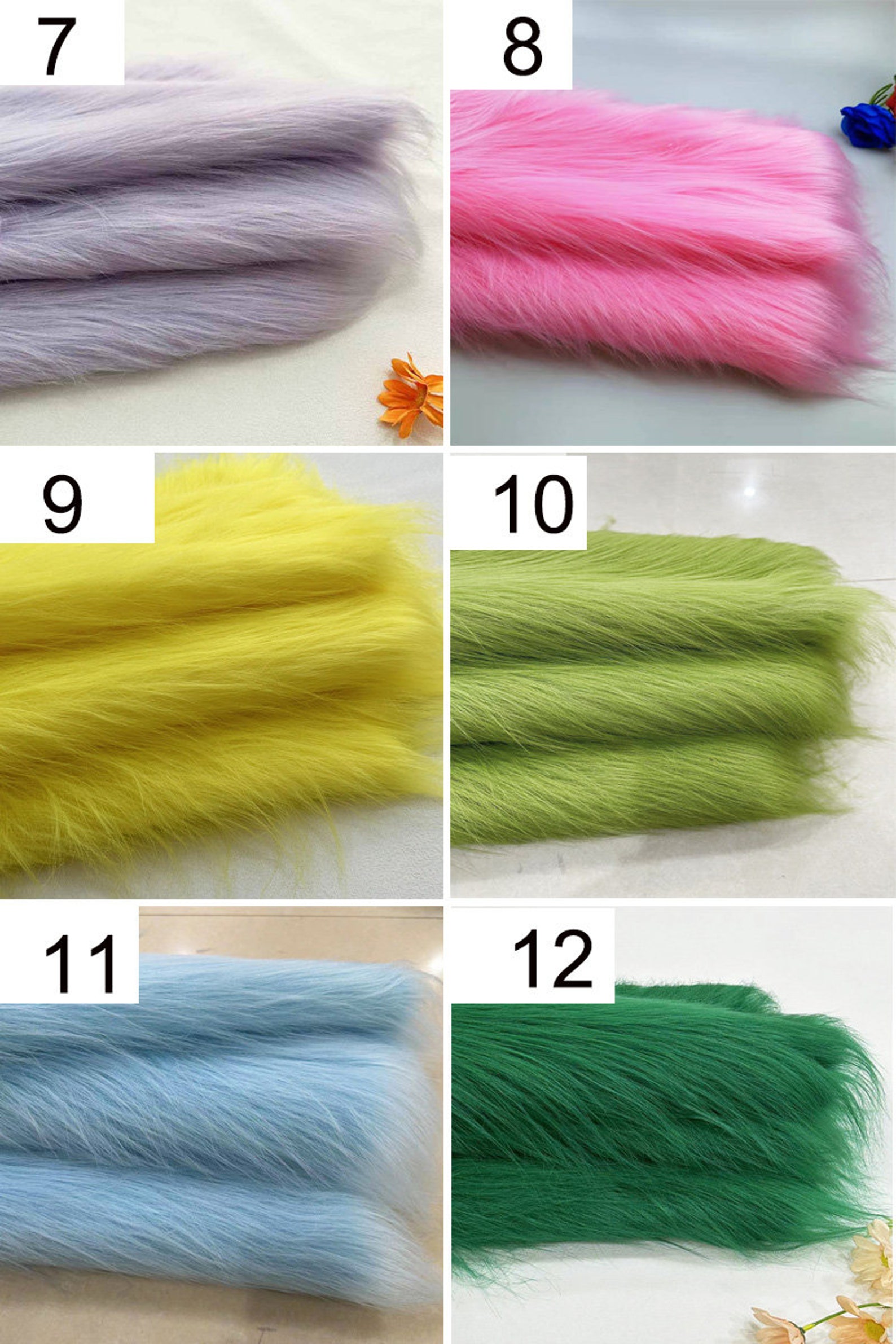 LONG Pile PLUSH Fabric, Faux Fur Fabric, Fursuit Prop, Fursuit Material ...