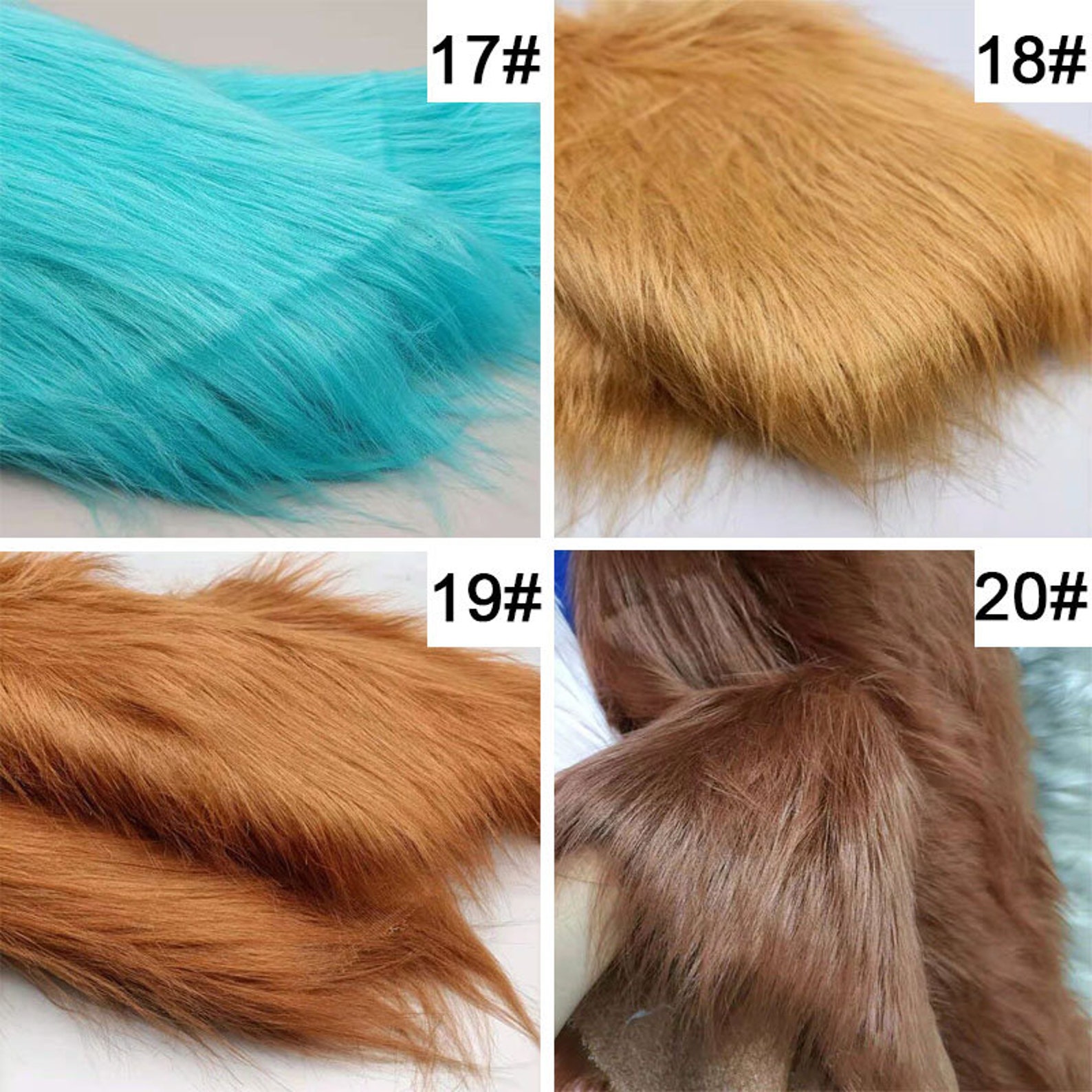 LONG Pile PLUSH Fabric Faux Fur Fabric Fursuit Prop Fursuit - Etsy