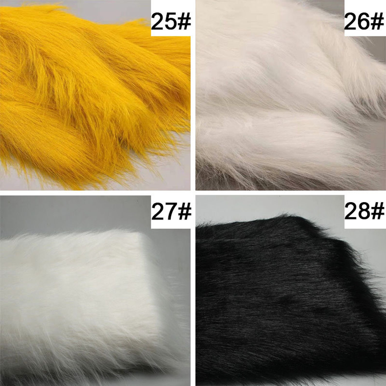 LONG Pile PLUSH Fabric Faux Fur Fabric Fursuit Prop Fursuit - Etsy Canada