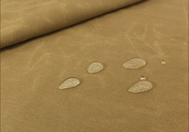 12 Oz Waxed Canvas Fabric, Hand Waxed Cotton Canvas Fabric, Waxed ...