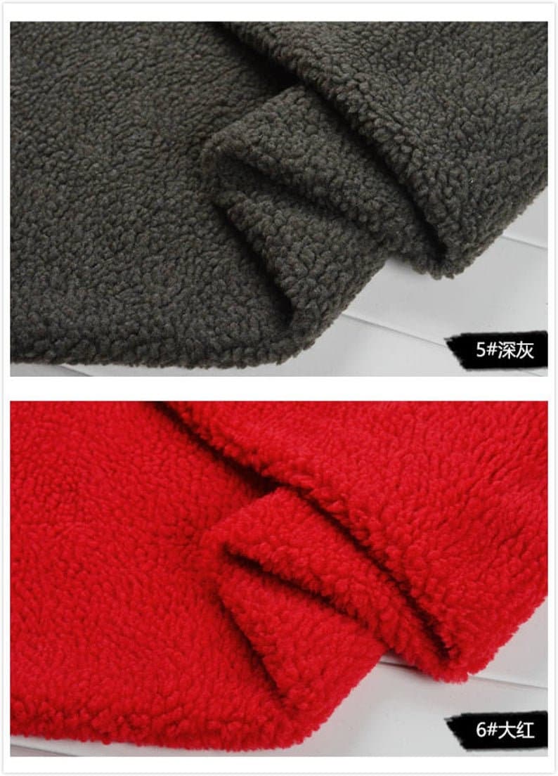 Sherpa Fabric, Polyester Sherpa, Lamb Faux Fur, Winter Fabric, by the ...